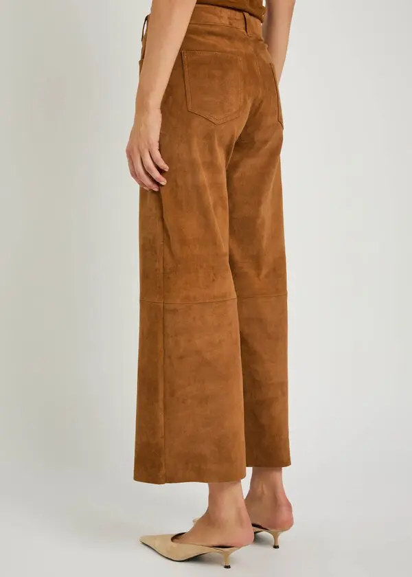 Stouls Lilou Stretch-suede Trousers