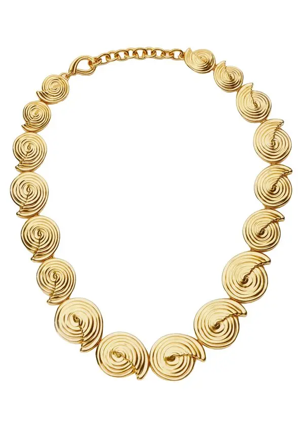 MISSOMA Spiral Statement Chain Necklace - Gold