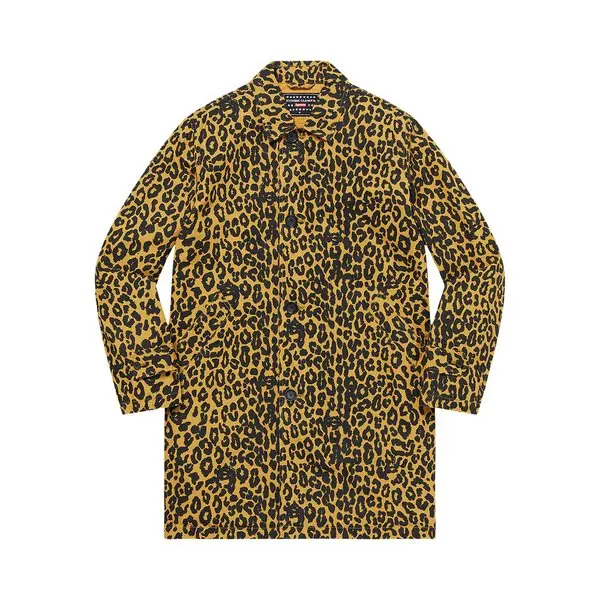 Supreme X Hysteric Glamour Leopard Trench