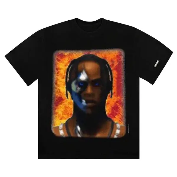 CACTUS JACK BY TRAVIS SCOTT X Fortnite T-shirt - Black