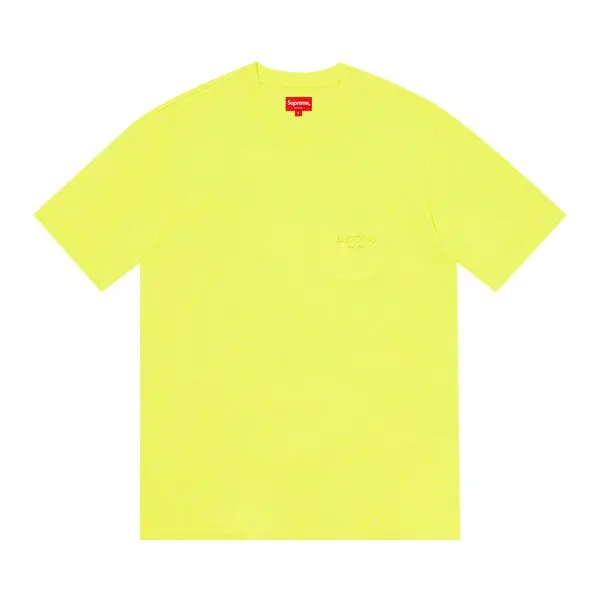 Supreme Short-sleeve Pocket Tee - Yellow
