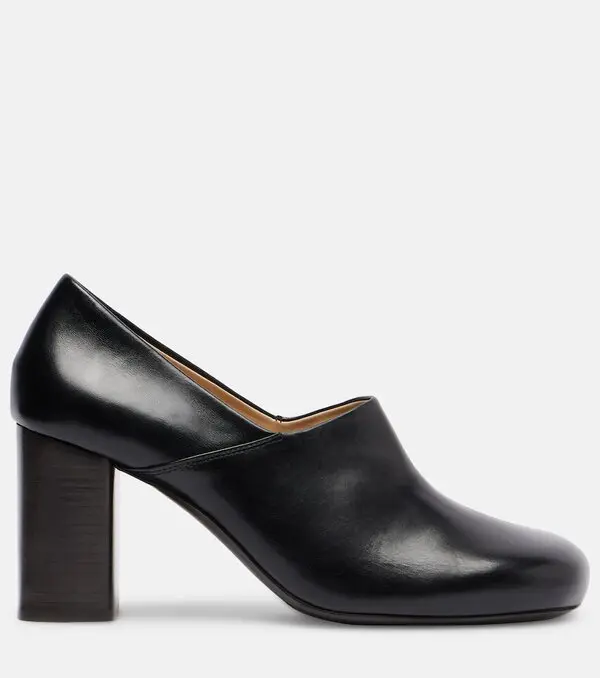 LEMAIRE Anatomic 80 Leather Pumps