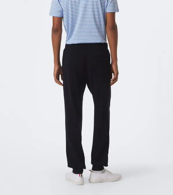 ALLUDE Wool And Cashmere Sweatpants - Blue