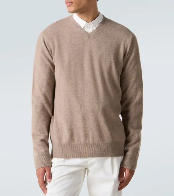 THE ROW Rod Cashmere Sweater - Beige
