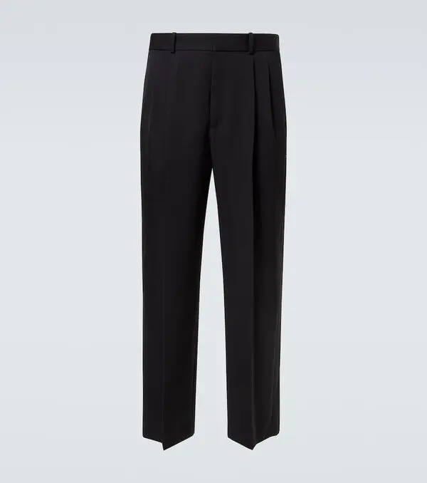 THE ROW Zev Straight Virgin Wool Pants