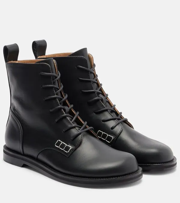 JW Anderson Leather Lace-up Boots