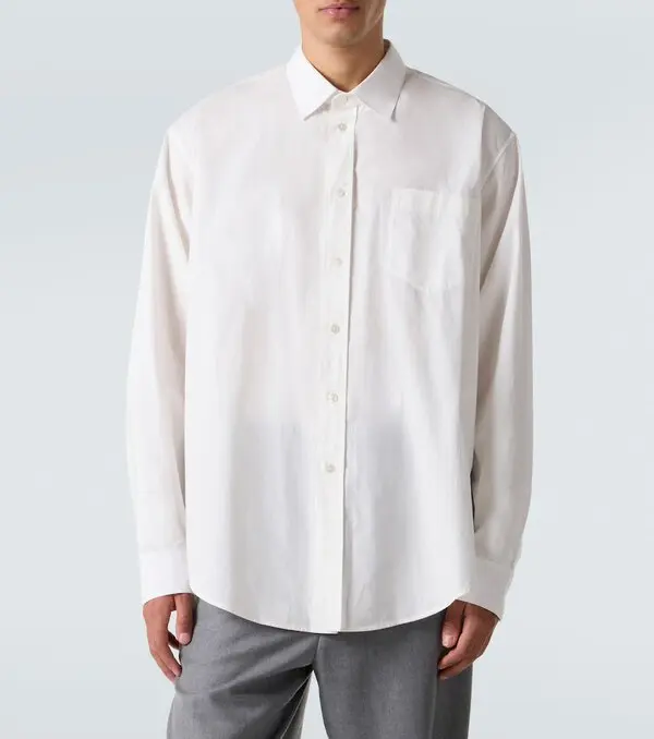 THE ROW Thane Cotton Poplin Shirt
