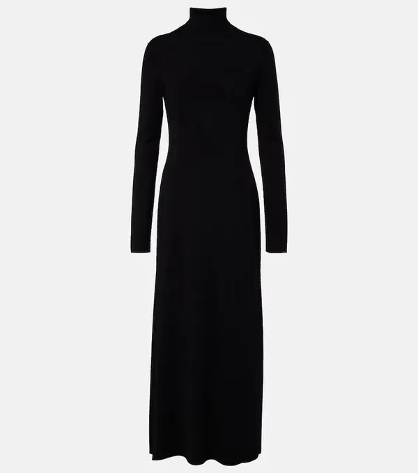 THE ROW Leoline Virgin Wool Maxi Dress