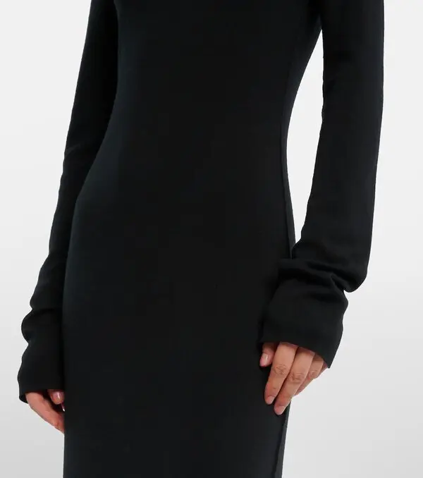 THE ROW Leoline Virgin Wool Maxi Dress