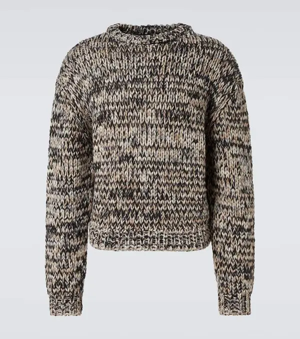 LEMAIRE Wool-blend Pullover - Brown