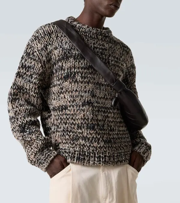 LEMAIRE Wool-blend Pullover - Brown