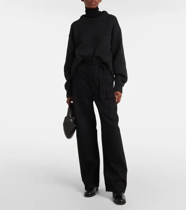 LEMAIRE Leather Chelsea Boots - Black