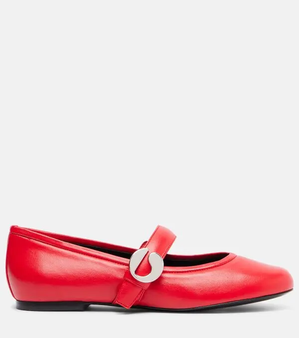 Coperni Leather Mary Jane Flats