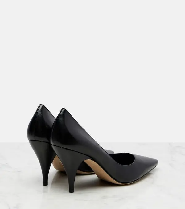 THE ROW Liisa Leather Pumps