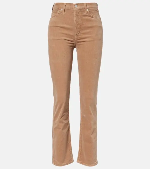 Citizens Of Humanity Blaine Corduroy Straight Pants - Beige
