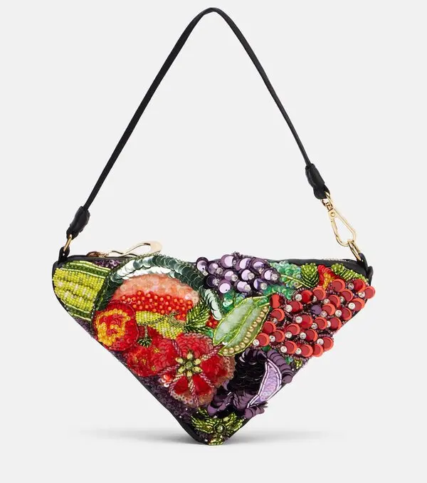 ALEMAIS Alémais Mercado Embellished Shoulder Bag