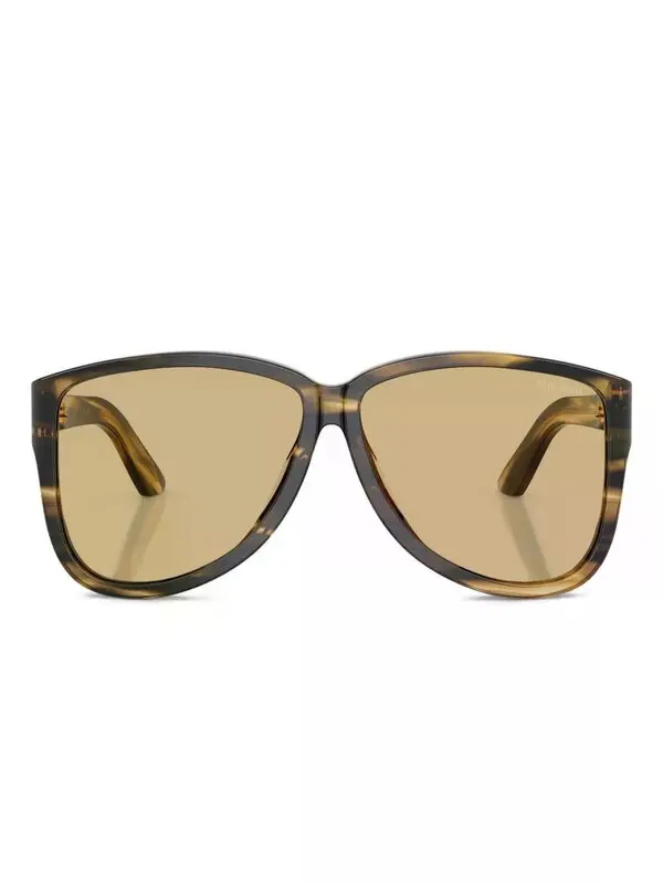 Miu Miu Oversized-frame Sunglasses - Brown