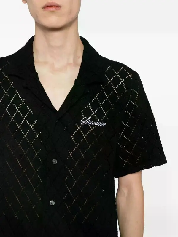SINCLAIR Logo-embroidered Shirt