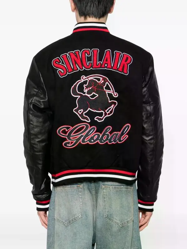 SINCLAIR Patch-emblem Bomber Jacket