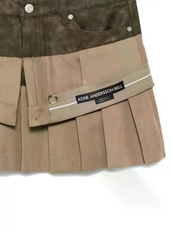 Andersson Bell Patchwork Skirt - Neutrals