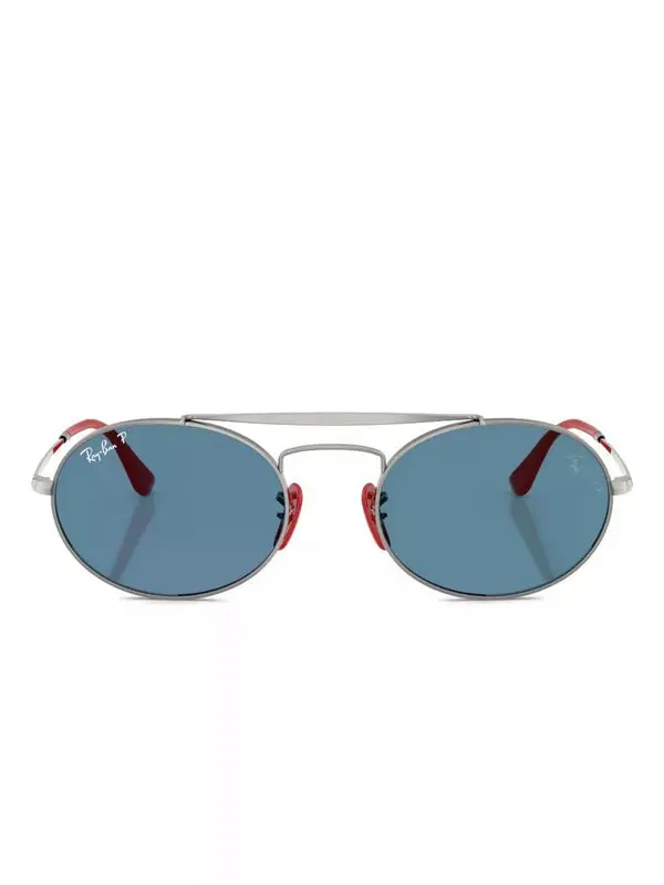 Ray-ban X Scuderia Ferrari Oval Sunglasses - Silver