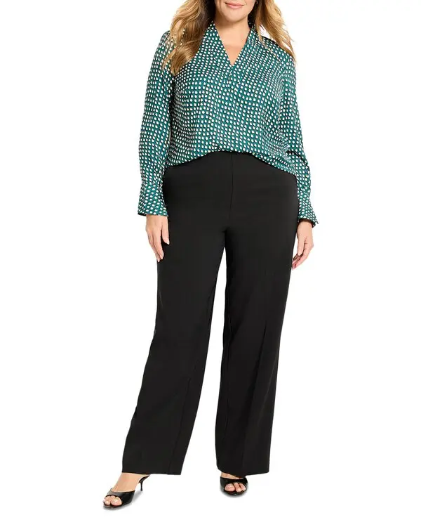 NIC+ZOE Stretch Suiting Wide Leg Trousers
