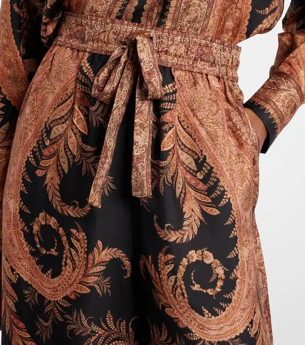 Zimmermann Hypnotic Silk Wide-leg Pants - Multicoloured