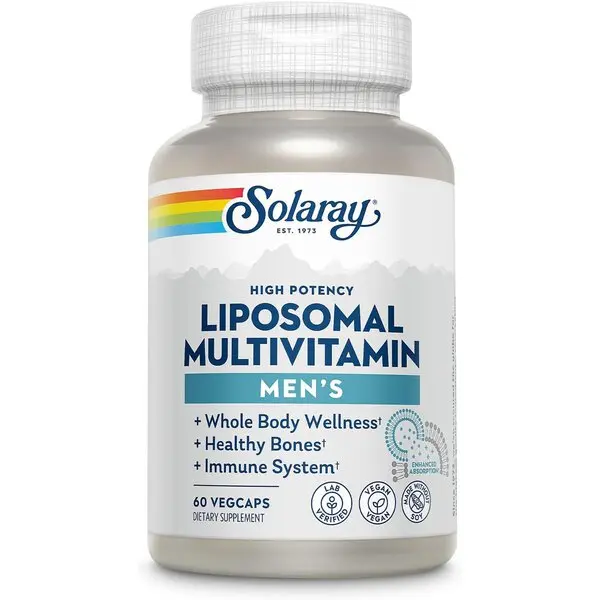 SOLARAY Liposomal Multivitamin 60 Capsules - One-color