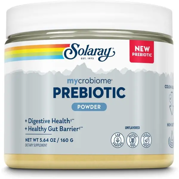 SOLARAY Microbiome Prebiotic Unflavored 160 Grams - One-color