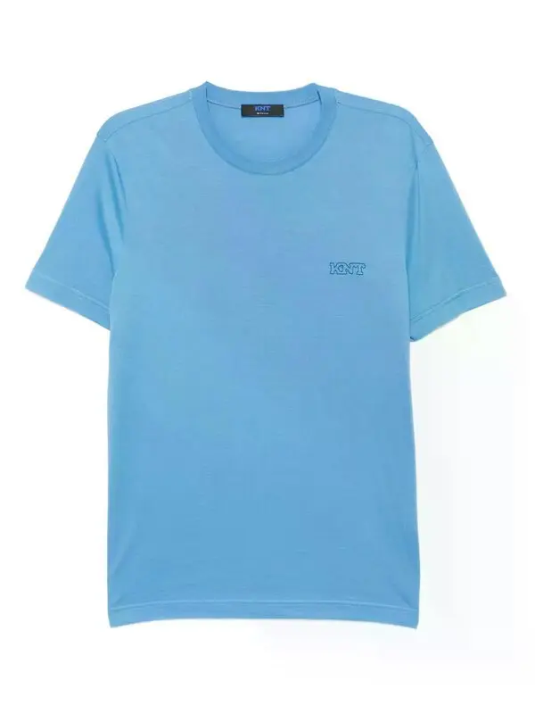Kiton Embroidered-logo T-shirt