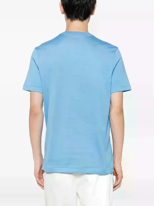 Kiton Embroidered-logo T-shirt