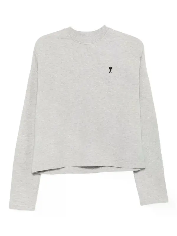 AMI Paris Embroidered Logo T-shirt