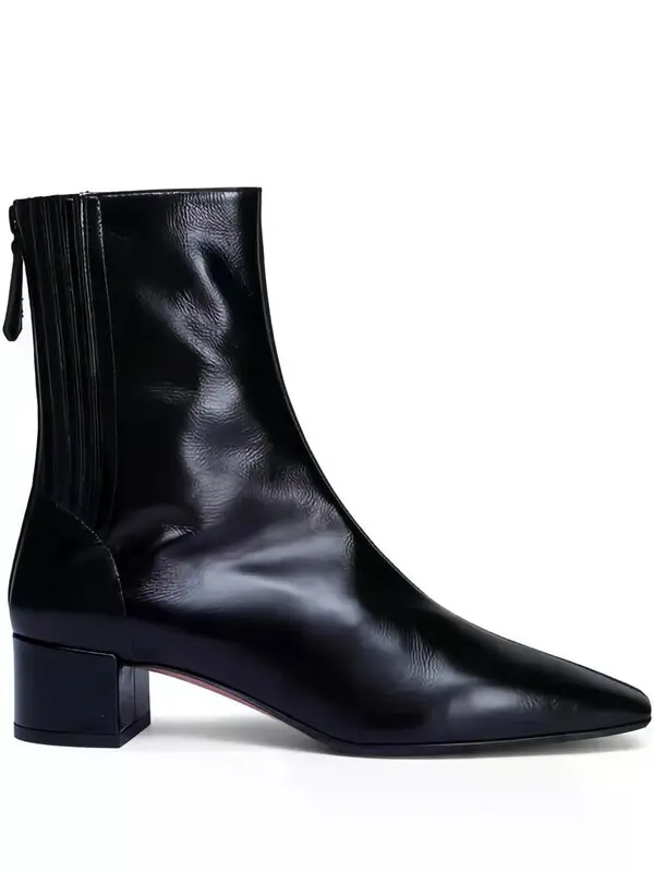 AQUAZZURA Leather Block-heel Boots