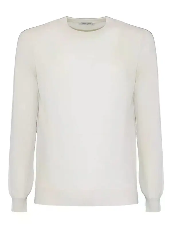 KANGRA Crew-neck Sweater With Ribbed Trim