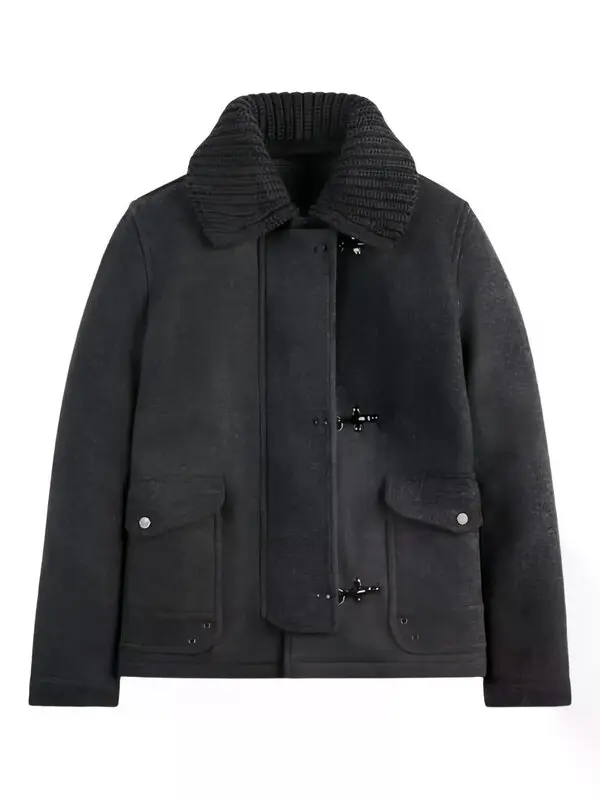 FAY Knitted-collar Jacket