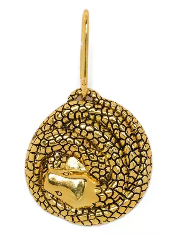 AURÉLIE BIDERMANN Snake Motif Pendant - Gold