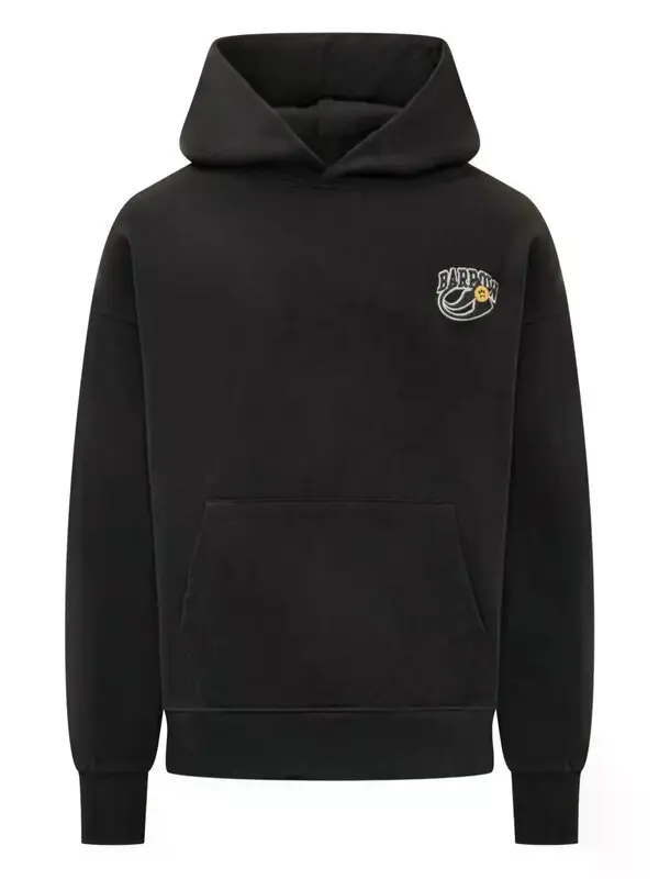 BARROW Printed Hoodie - Black