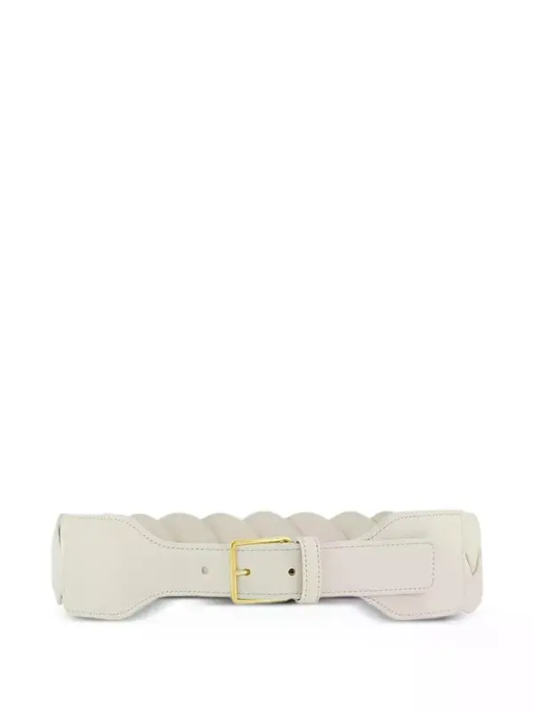 Altuzarra Braided Calf-leather Belt - White