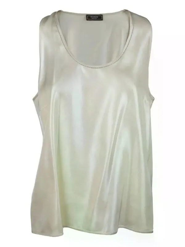 Peserico Sleeveless Top - White