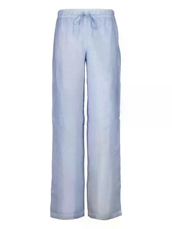 120% Lino Drawstring Linen Pants
