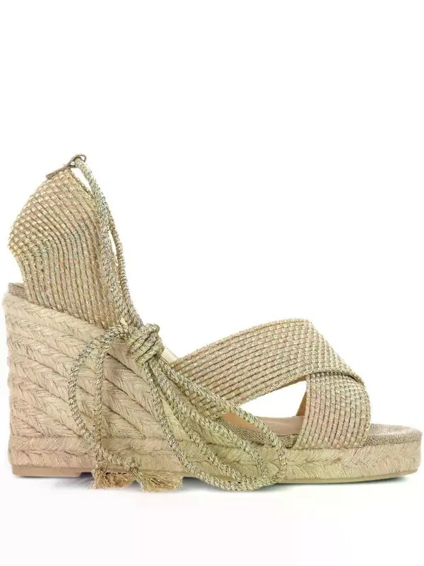 CastaÑer 90mm Jute Wedge Sandals