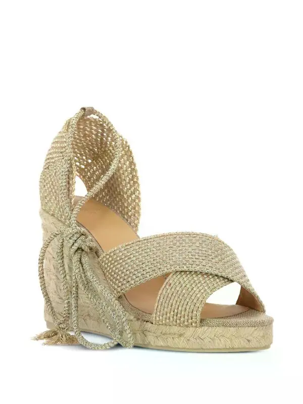 CastaÑer 90mm Jute Wedge Sandals