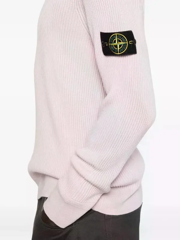 Stone Island Ribbed Crew-neck Sweater
