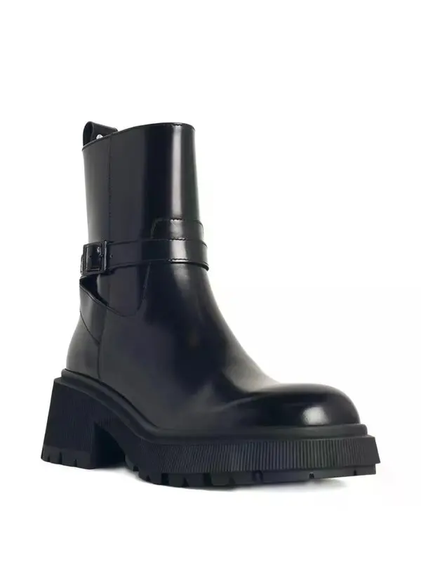 JIMMY CHOO Conny Buckle-strap Ankle Boots