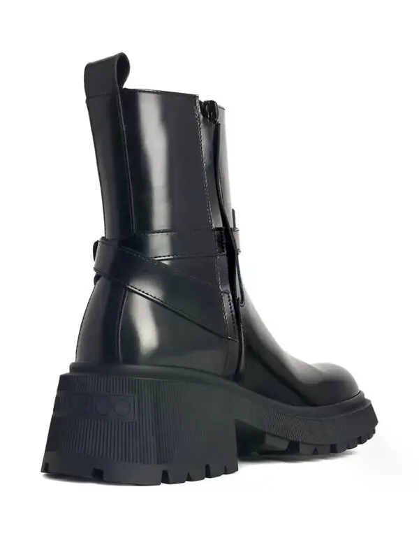 JIMMY CHOO Conny Buckle-strap Ankle Boots