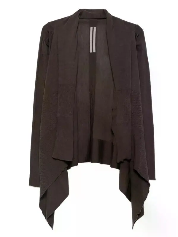 Rick Owens Asymmetric Open-front Cardigan