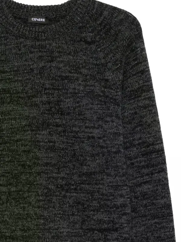 CENERE GB Raglan-sleeve Wool-blend Sweater