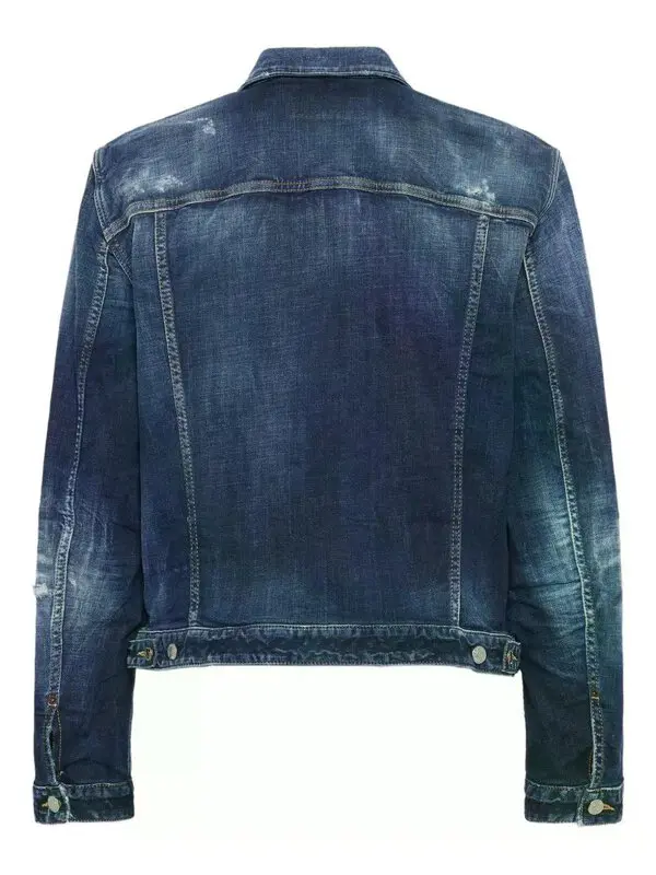 Dsquared2 Distressed Denim Jacket