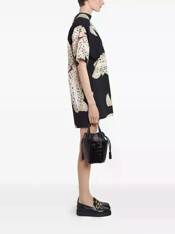Giambattista Valli Lily-print Poplin Blouse