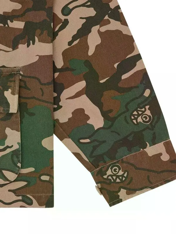 ICECREAM Camouflage-pattern Cotton Jacket